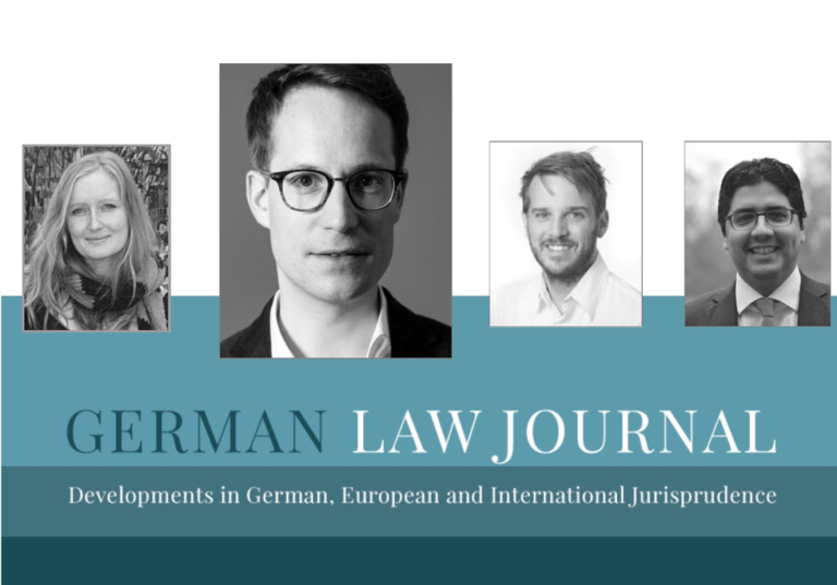GLJ New Editors-in-Chief: Matthias Goldmann – German Law Journal